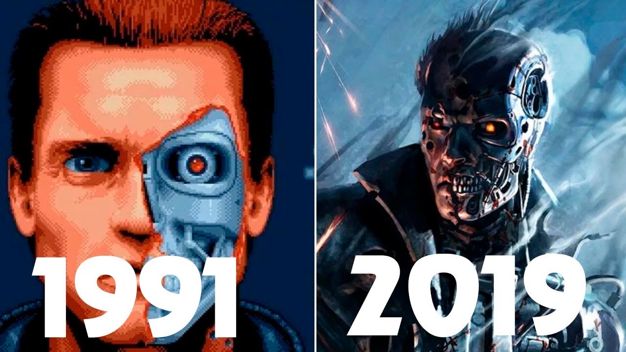 Эволюция Терминатора / Evolution Of Terminator Games 1991-2019 - YouTube