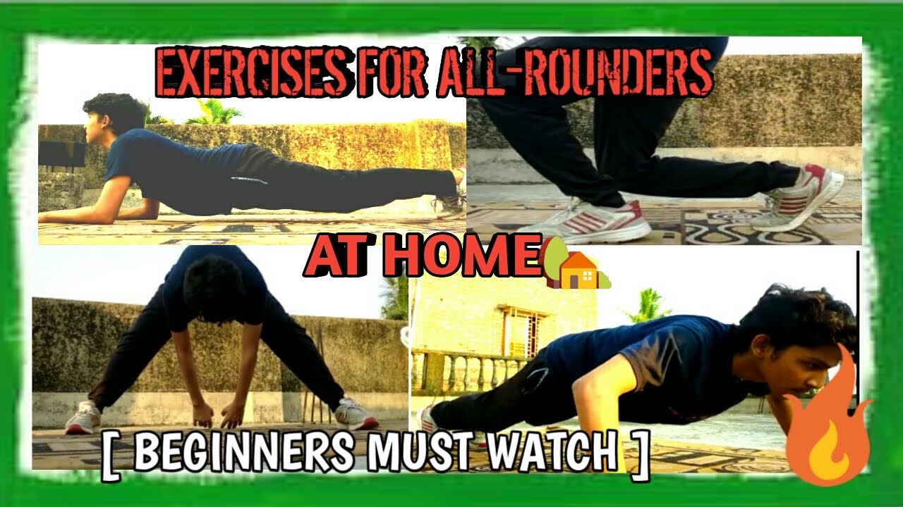 Cricket exercises | Cricket exercises for all rounders at home ...
