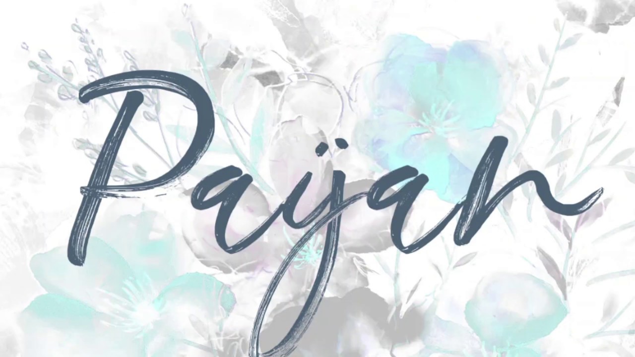 sample design with paijan floral botanical watercolor clipart - YouTube