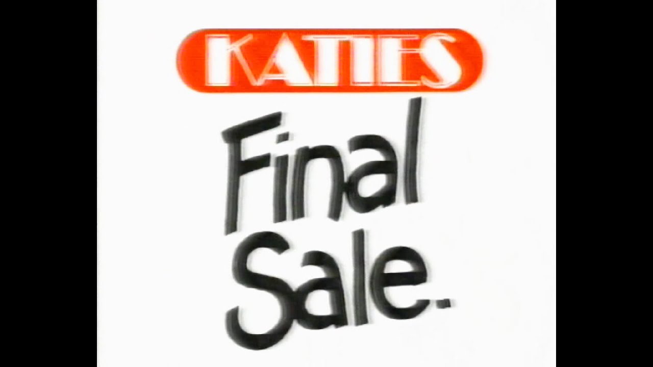 Katies "Final Sale" ad (1989) - YouTube