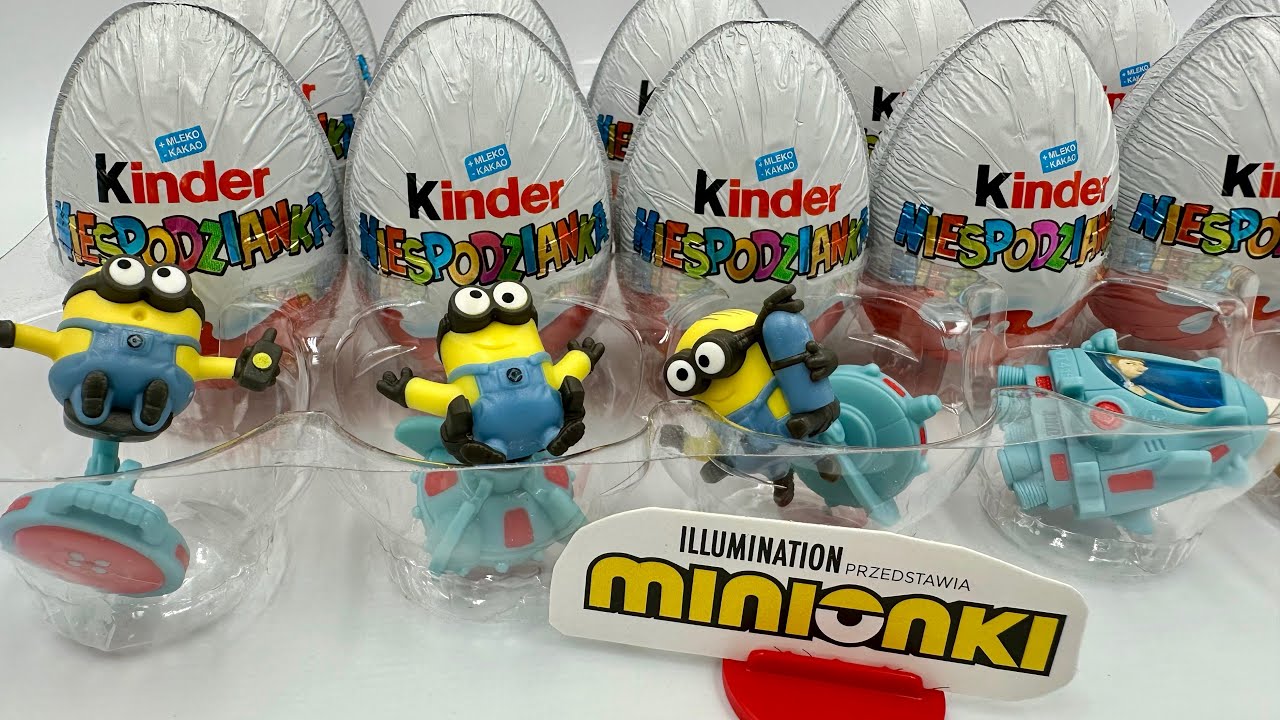 Minions NEW!! Kinder Surprise - collection "Applaydu" - YouTube