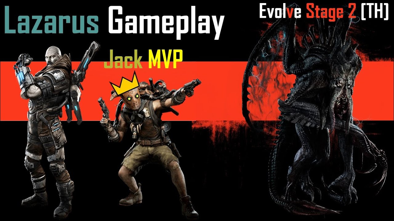 Evolve Stage 2 [TH] - Lazarus Vs. Kraken ลองเล่นตาแรก ชุบอย่างมั่ว - YouTube