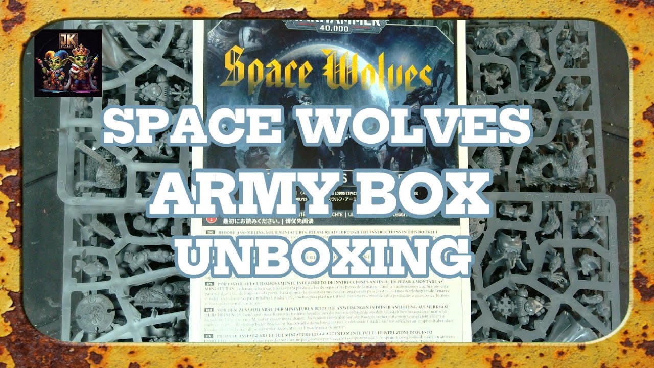 SPACE WOLVES ARMY SET - Unboxed - YouTube