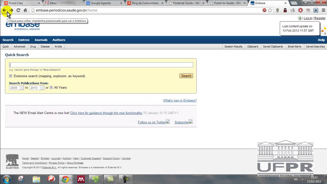 Como acessar o Embase - profissionais da saude. - YouTube