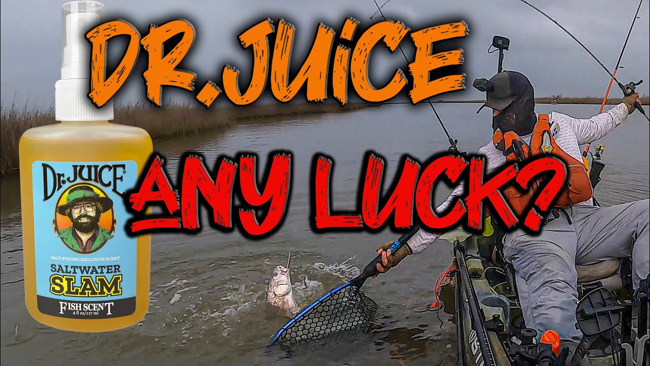 Dr juice Saltwater fish scent does it work? Salt strong Power Prawn try ...