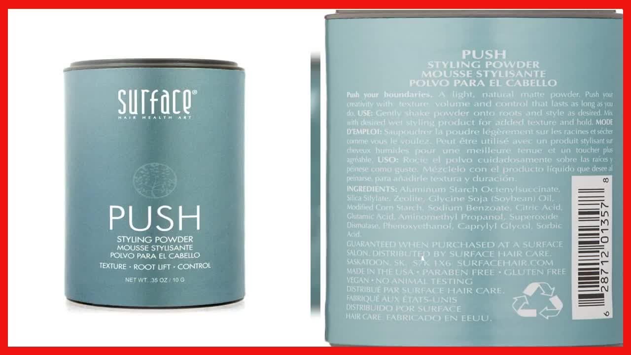 Surface Hair Push Styling Powder, Lift Roots, Add Texture With A ...