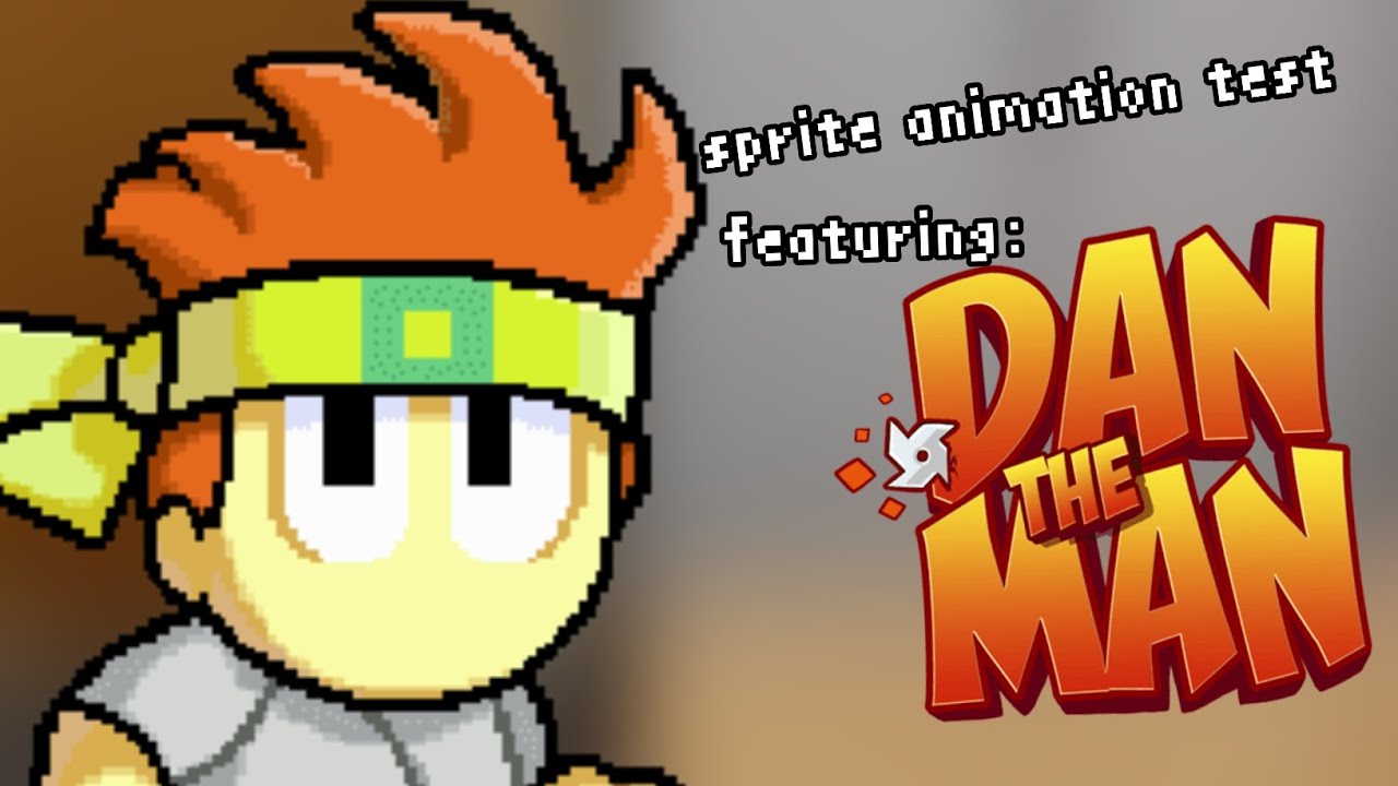sprite animation test | ft: Dan the Man | Javda2008 - YouTube