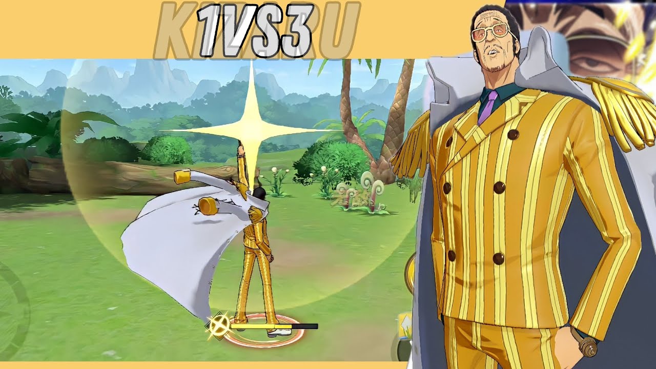 New Gameplay ‼️ Kizaru 1vs3 PvP Gameplay - One Piece Fighting Path ...