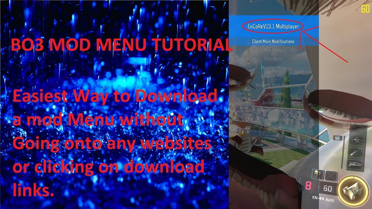 bo3 mod menu HOW TO GET A MOD MENU ON MULTIPLAYER AND ZOMBIES TUTORIAL ...
