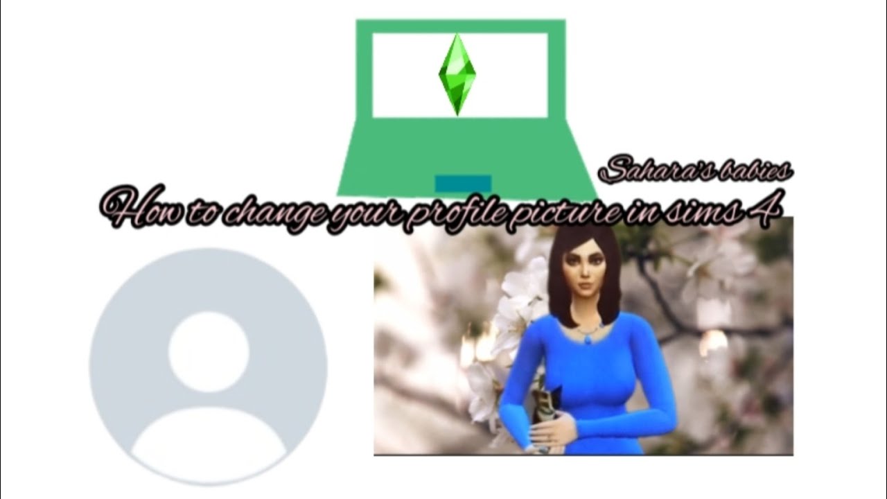 how to change your profile picture in sims 4 - YouTube
