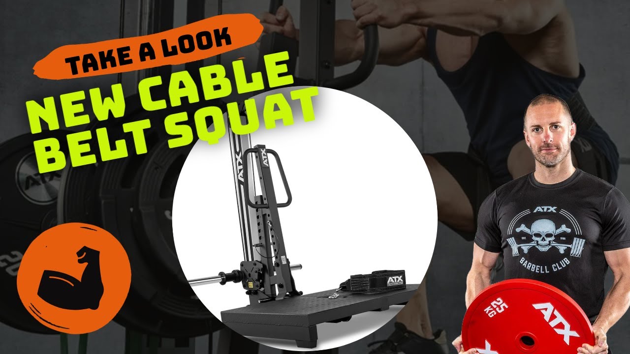 A look at ATX's new Cable Pulley Belt Squat - YouTube