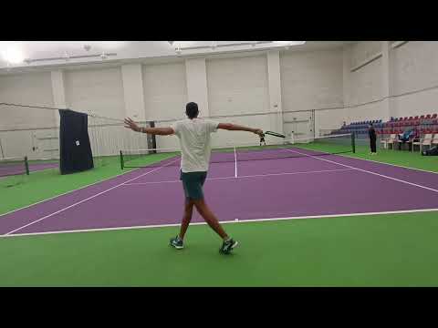 tennis - warm up for doubles - YouTube
