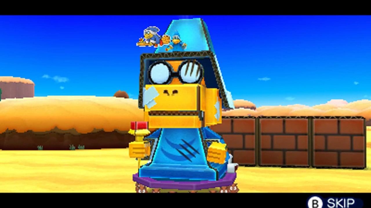 Mario & Luigi: Paper Jam Boss 4 - Papercraft Kamek - YouTube