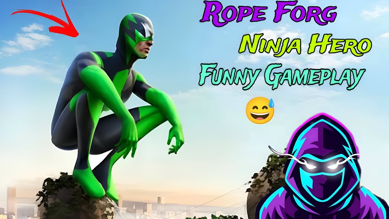 "ROPE FROG NINJA HERO! ACTION-PACKED GAMEPLAY" - YouTube