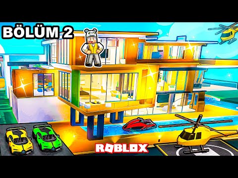 Ev Yaptım ve Arabalarla Doldurdum ! Bölüm 2 Roblox