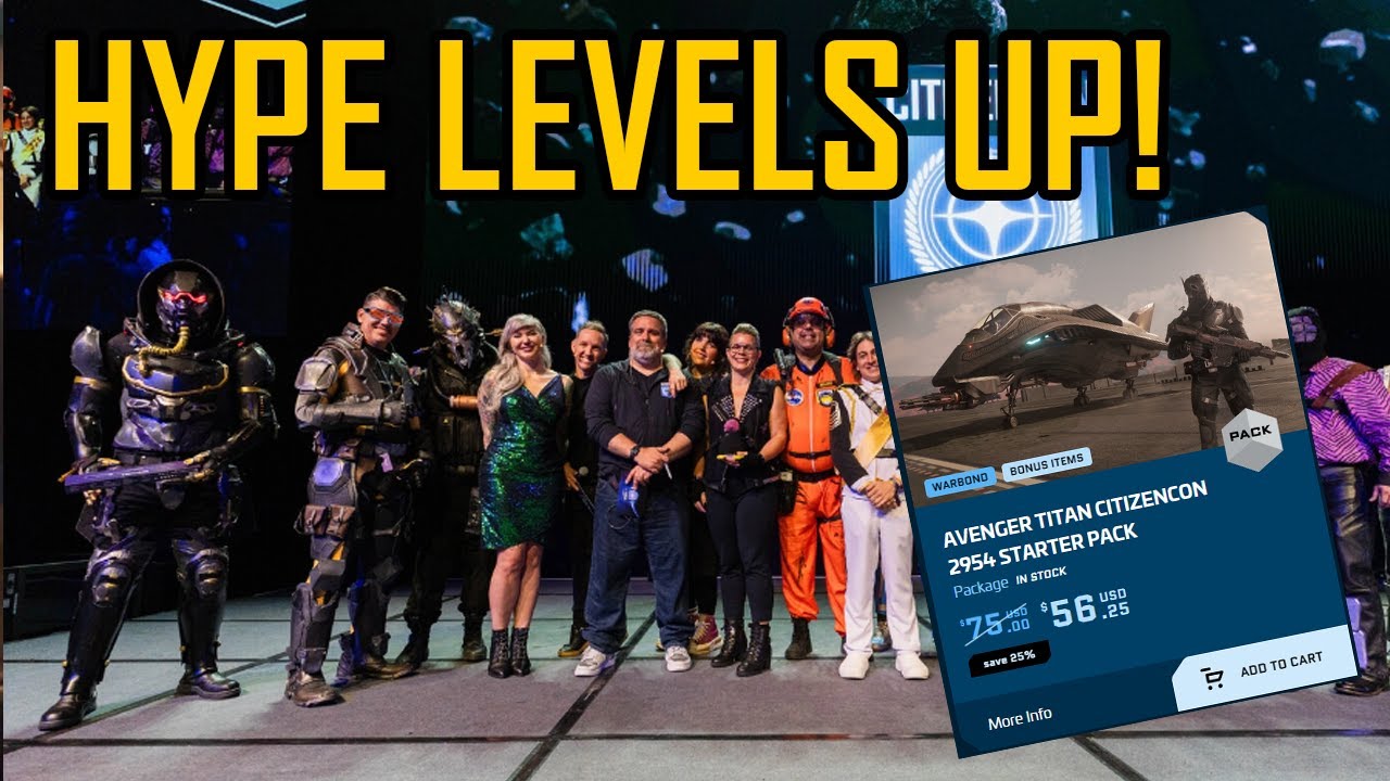 Citizencon HYPE! $56 Starter Pack on sale - YouTube