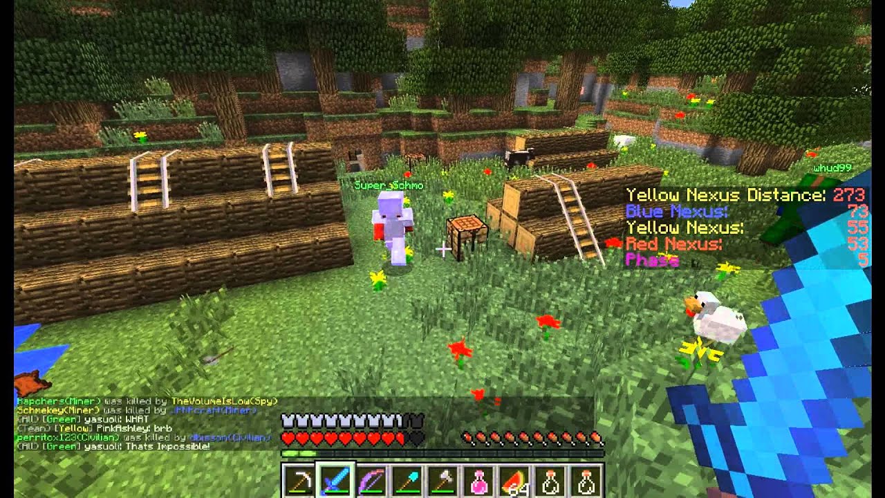 Minecraft Shotbow Annihilation 2 Players 2 Teams - YouTube