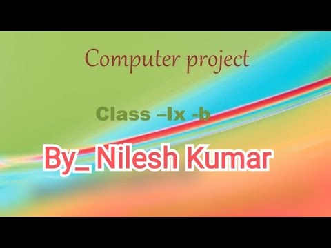 COMPUTER PROJECT | | ICSE CLASS IX | | FOR 2021-22 //#icse2021 # ...