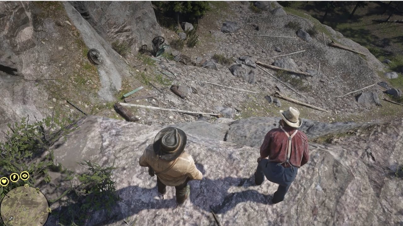 Fell from the Cliff - RDR2 Random Encounters - YouTube