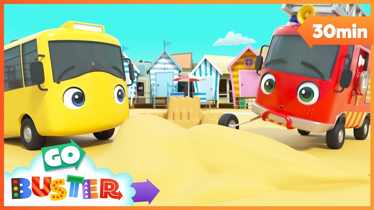 Ice Creams Down the Beach - Build the Sandcastle! | Go Buster | Baby ...