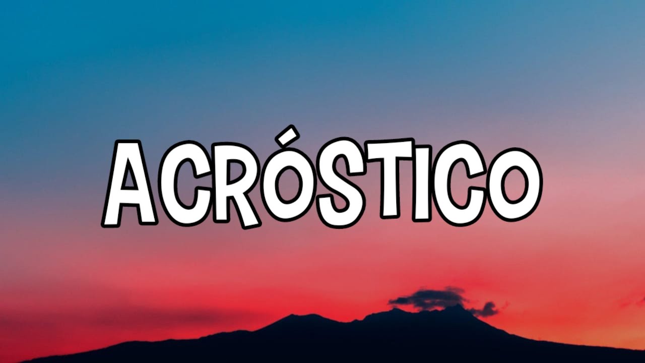 Shakira - Acróstico (Letra_Lyrics) - YouTube