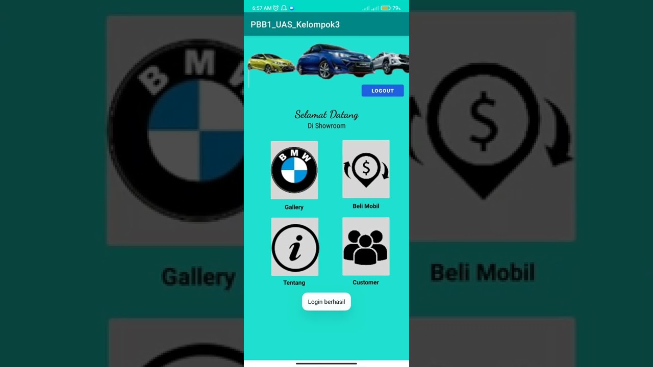 Sistem Informasi penjualan mobil berbasis Mobile | Android Studio ...