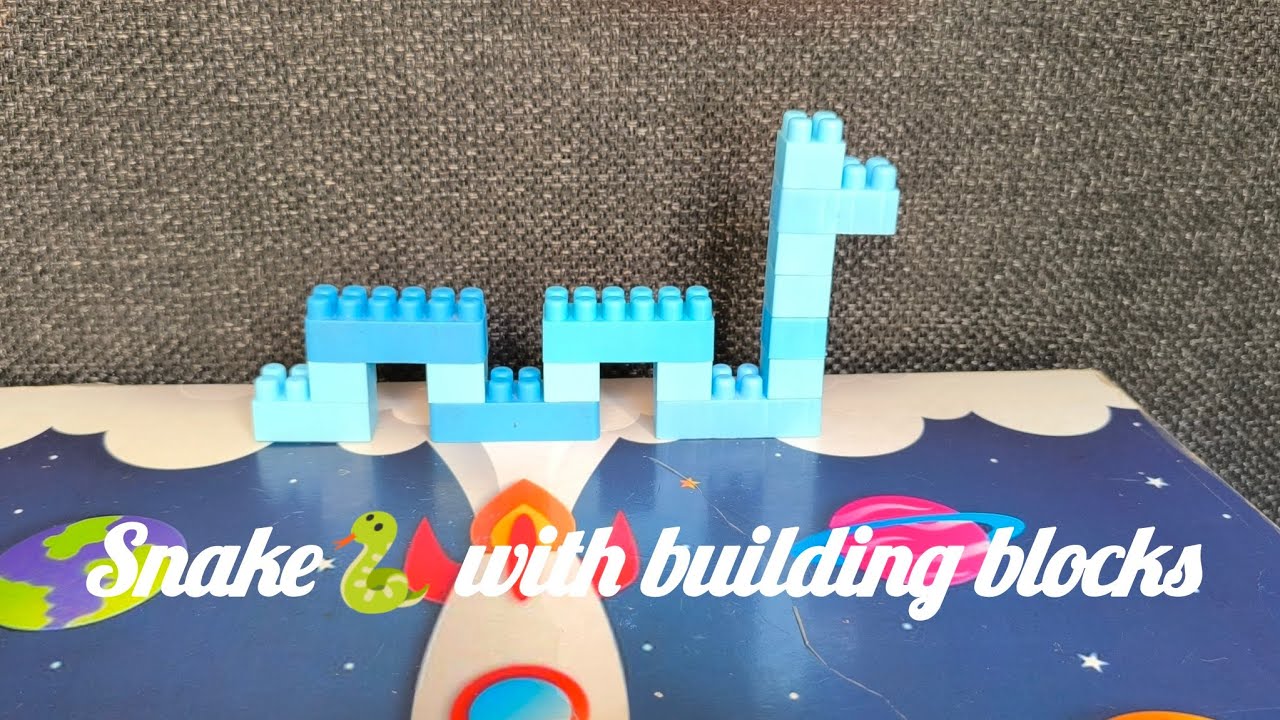 Satisfying DIY blocks Snake|Satisfying DIY building blocks|Blocks Snake ...