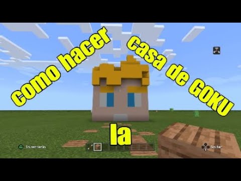 COMO HACER LA CASA DE GOKU EN MINECRAFT - YouTube