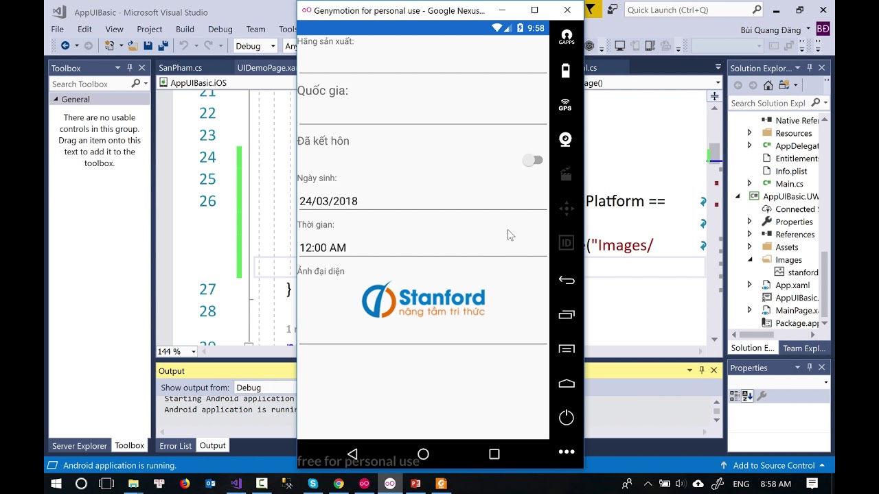 [Học xamarin] Hướng dẫn thực hành lập trình xamarin làm việc với ...