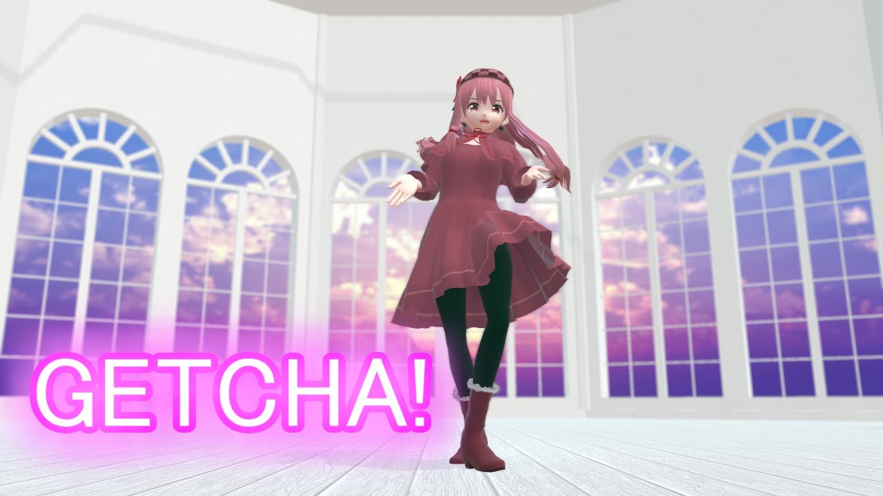 【MMD】GETCHA!【暇空茜さんテストモデル】 - YouTube