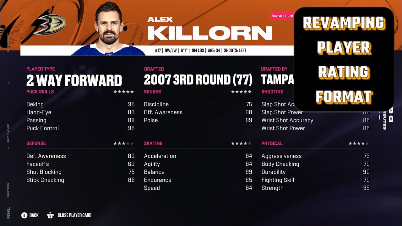 Proposed Player Ratings Revamp - YouTube