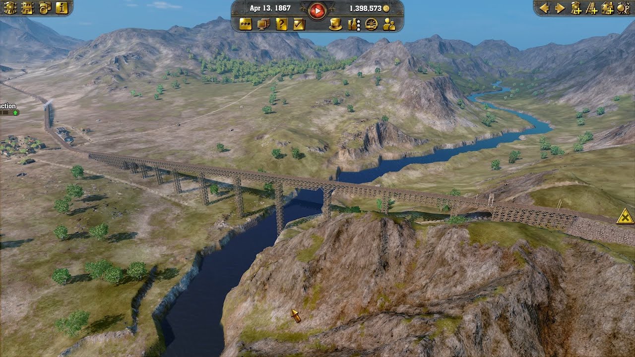 Railway Empire 2 - Scenario 5 - The First Overland Route Apr 1867 - YouTube