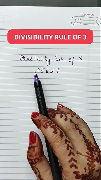 Master the Divisibility Rule of 3! | Easy Math Trick for Kids 👩‍🏫 - YouTube