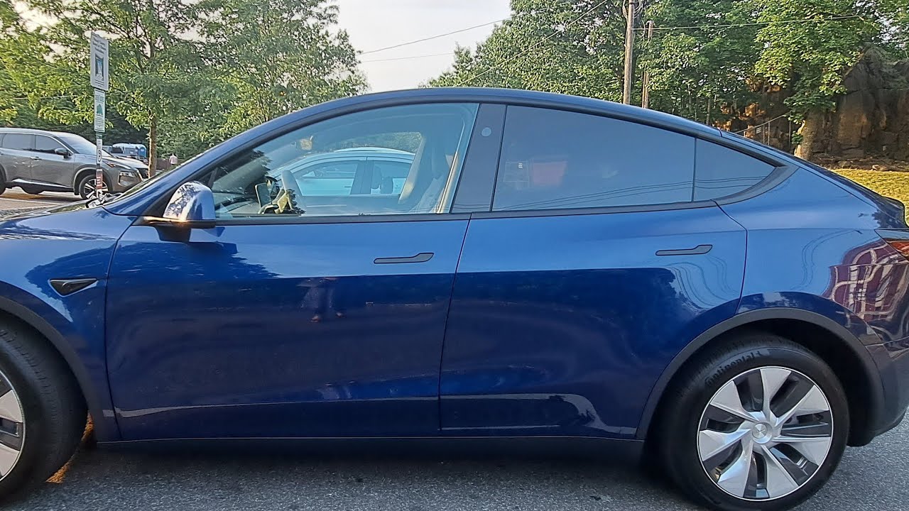 Very happy having a new car. Tesla model Y. It's a very nice car gifts ...