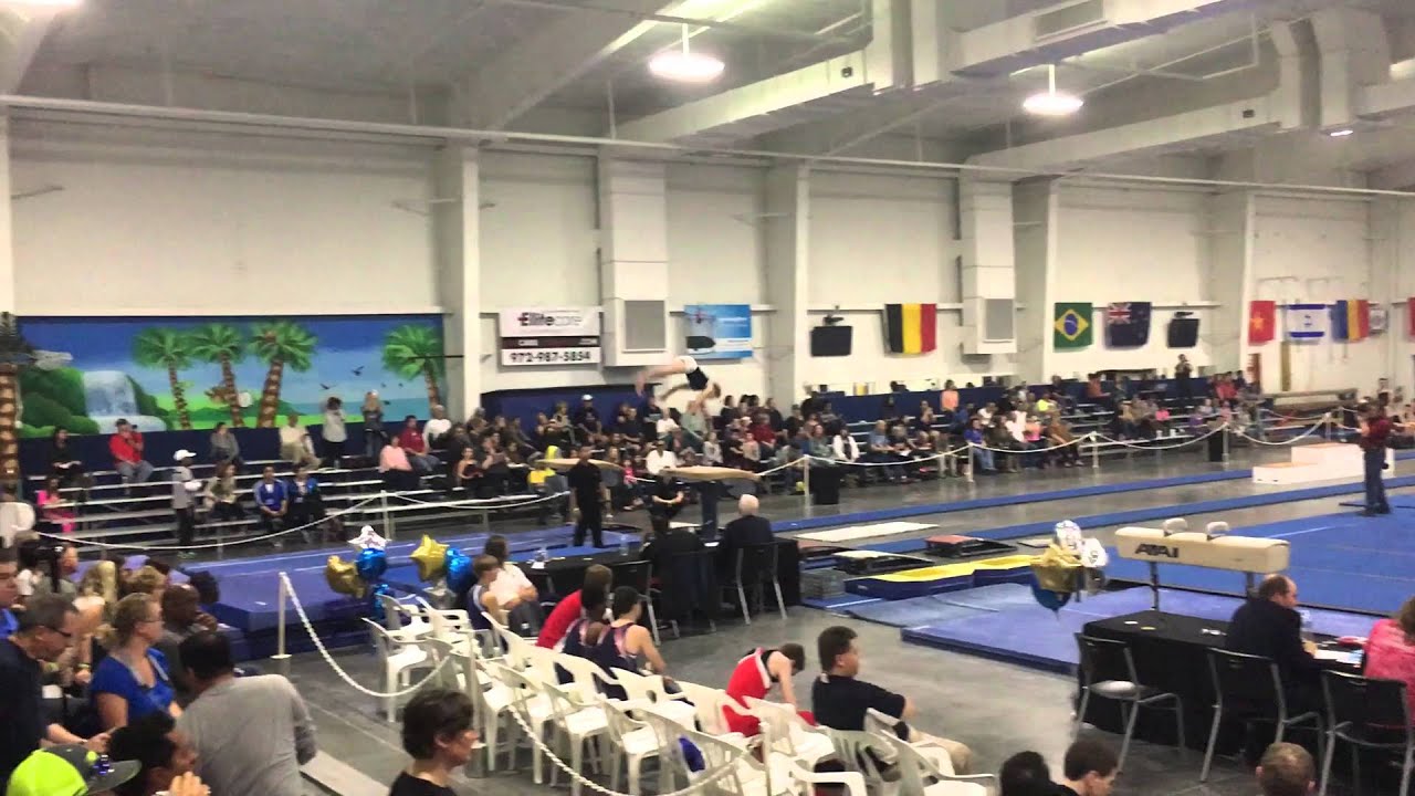 Daniel Stoddart - Vault // Valeri Liukin Invitational 2015 - YouTube