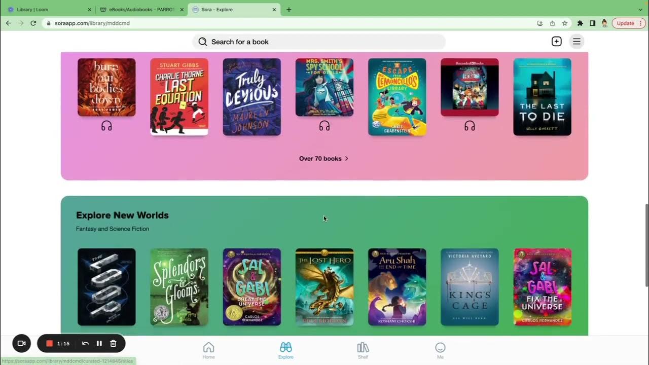 How to Check Out eBooks and Audiobooks in the Parrott Library - YouTube