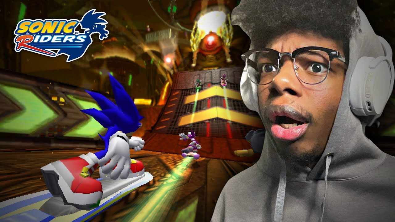 THE BEST SONIC RACING GAME!!! | SONIC RIDERS ( Childhood Game Series ...