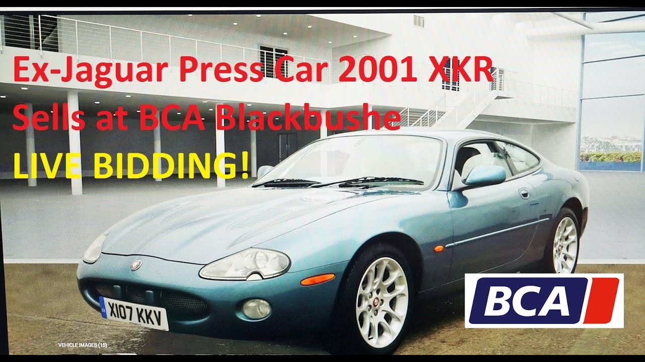 X107KKV Jaguar XKR Press Car & 1 Lady Owner from new Sells at BCA ...