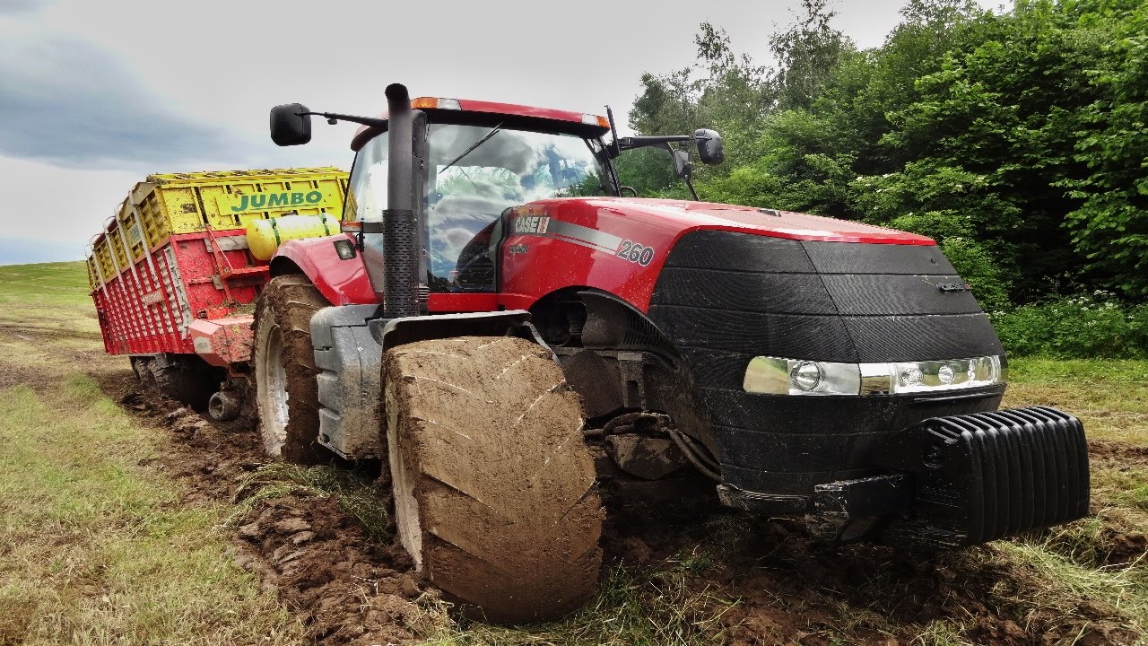 Case Tractors Stuck