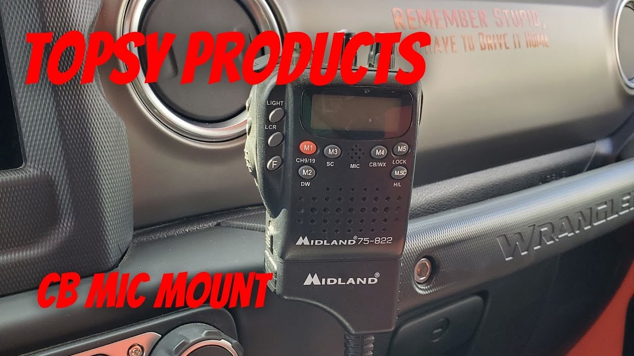 Topsy Products CB Mic Mount - YouTube