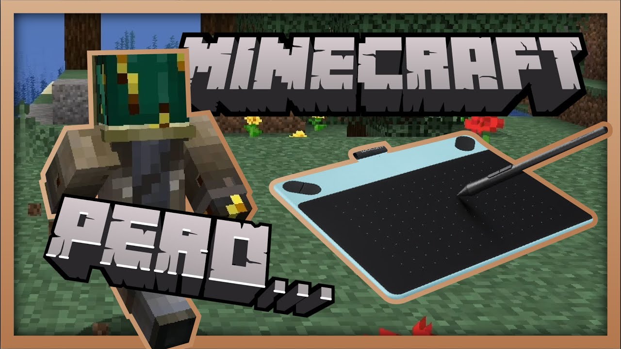 ️ Minecraft Pero... ¡Juego Con Una Tableta Gráfica! 🥴 - YouTube