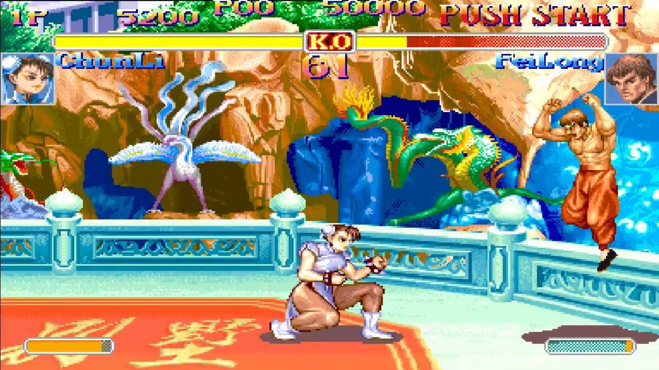 Super Street Fighter II Turbo: Chun Li VS. Fei Long (Level 8 Difficulty ...