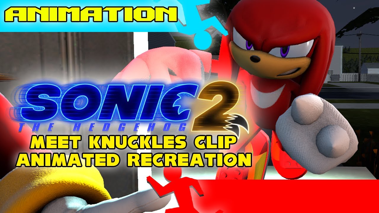 Sonic Movie 2 'Meet Knuckles' Clip - Animated Recreation - YouTube