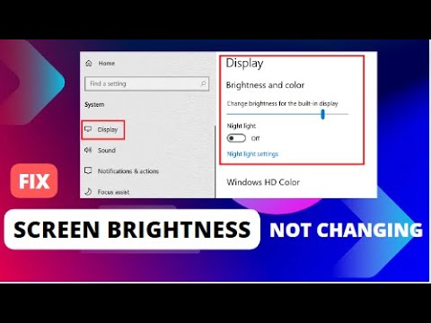 Easy Fix Screen Brightness Not Changing | Quick Fix Screen Brightness ...