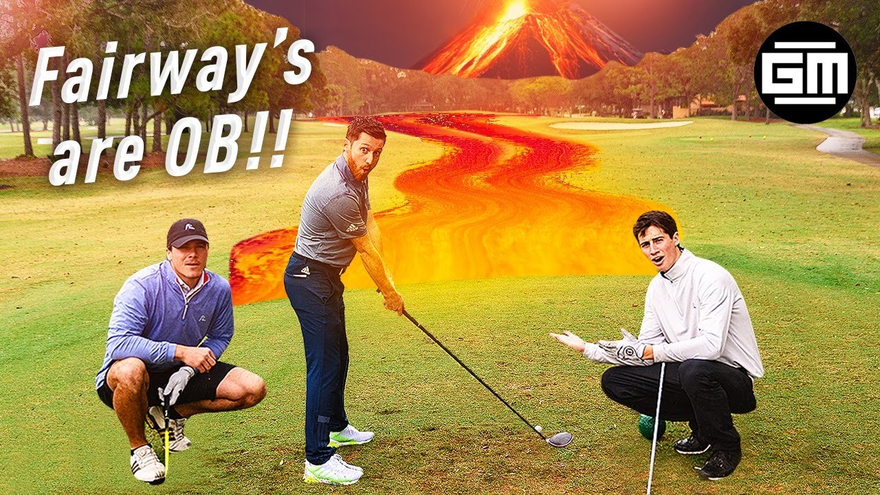THE FAIRWAYS ARE LAVA! GM Golf vs Seb On Golf! - YouTube