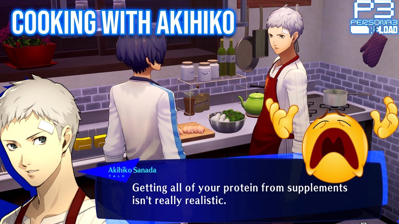 Cooking with Akihiko - Persona 3 Reload - YouTube