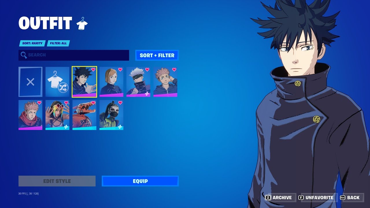 All new Fortnite skins! Fortnite x Jujutsu Kaisen update! Leaks! - YouTube