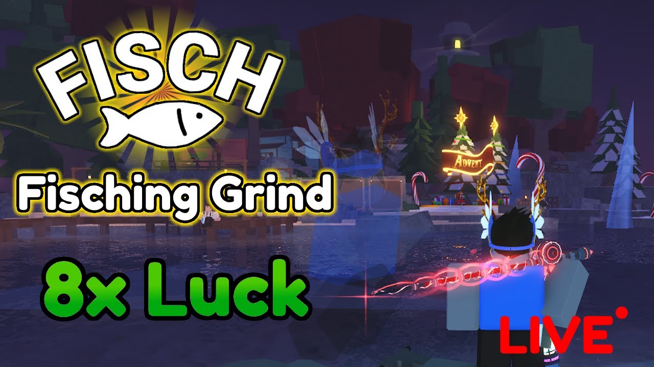 🔴 Roblox Fisch New Update 8x Luck Private Server Live! - YouTube