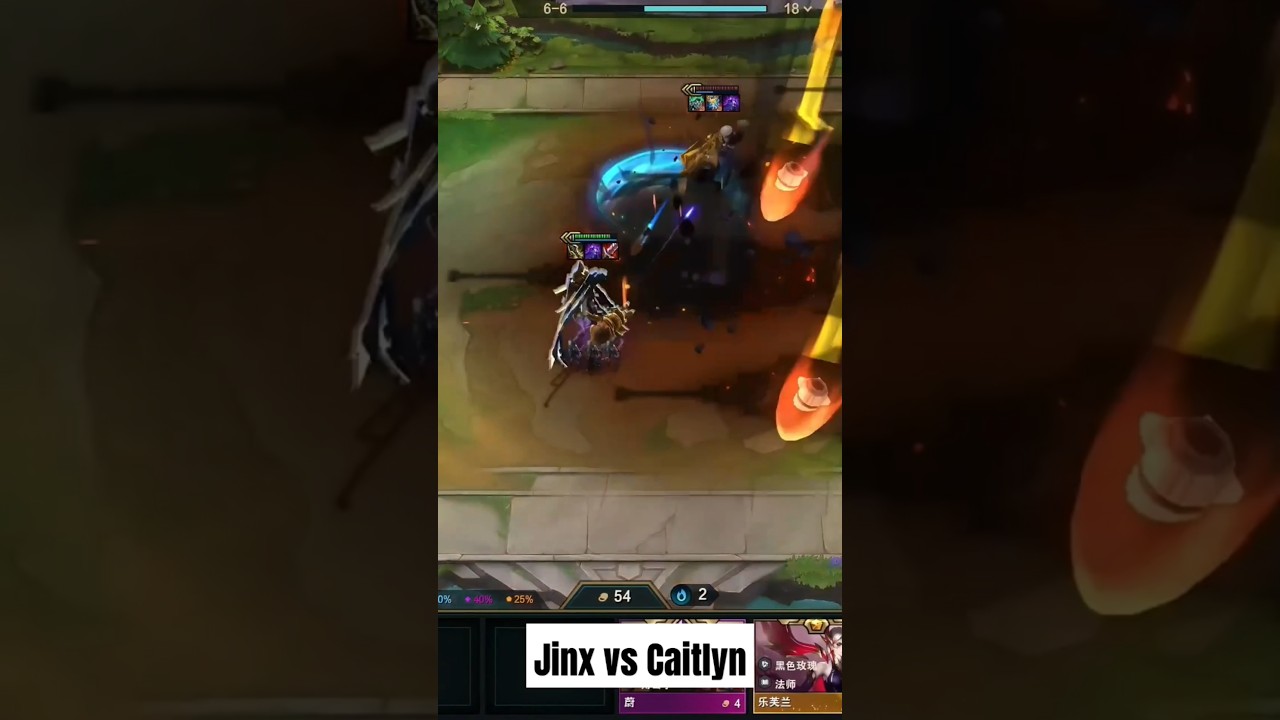 Jinx vs Caitlyn #tft #3star #teamfighttactics #leagueoflegends #jinx # ...