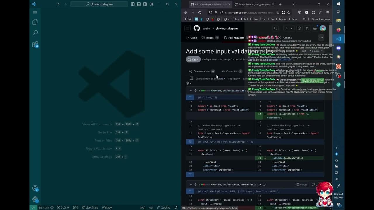 Rust APIs + React-Admin | Glowing-Telegram Project | Chill Sunday Morning Coding - Episode 74 ...